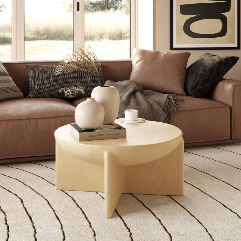 Concrete coffee table wayfair store